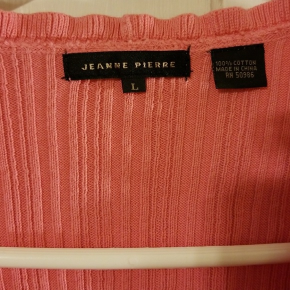 JEANNE PIERRE | Tops | Womens Pink Sweater Size Large | Poshmark